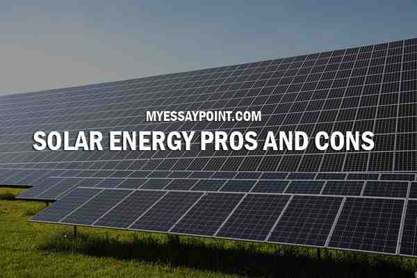 What are the 2 main disadvantages to solar energy? – Lakeside Journal
